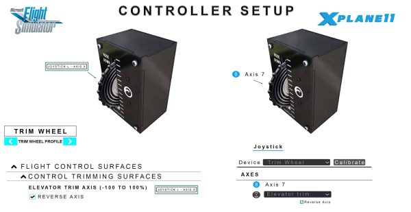 Trim Wheel - Desktop Pilot