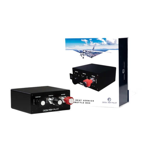 Carb Heat Vernier Throttle Quadrant - Desktop Pilot