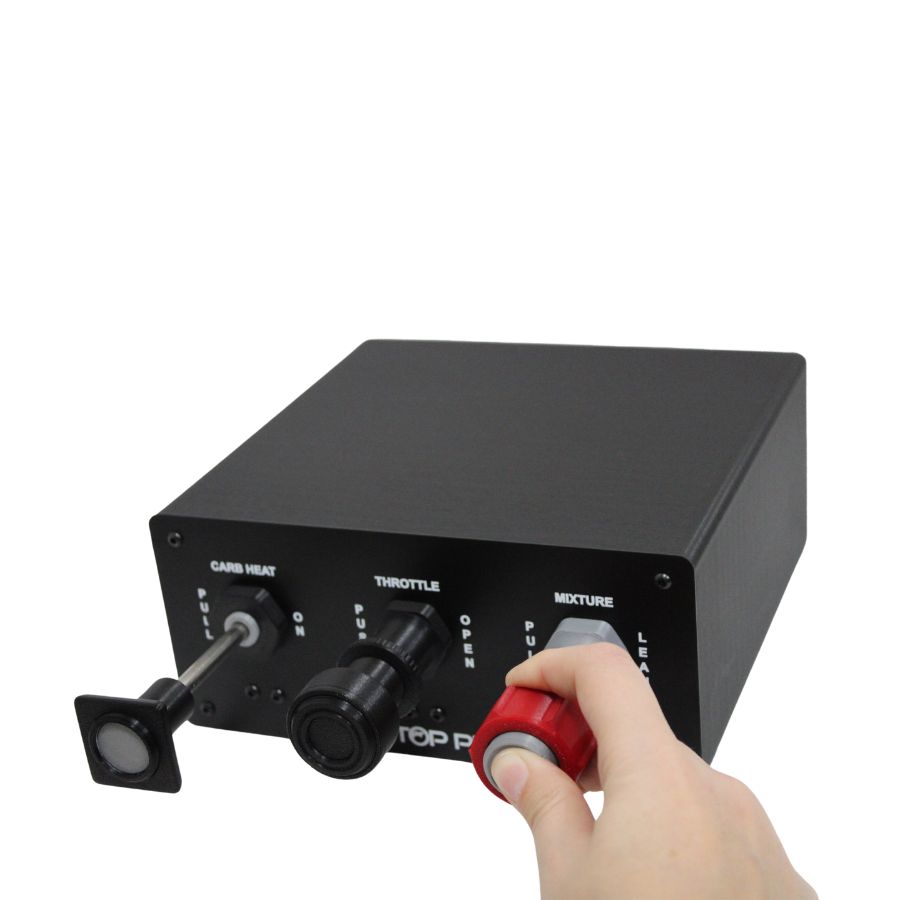 Carb Heat Vernier Throttle Quadrant V1 - Desktop Pilot