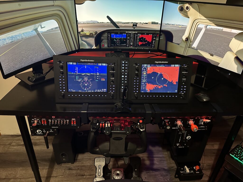 Economy Bundle with Carb Heat Throttle Box - Desktop Pilot