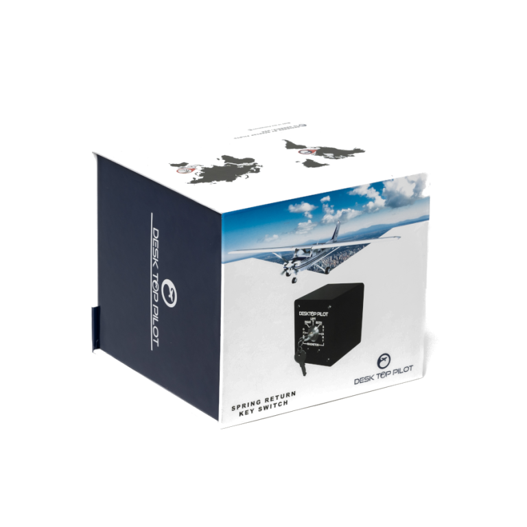 Spring Return Key Switch - Desktop Pilot