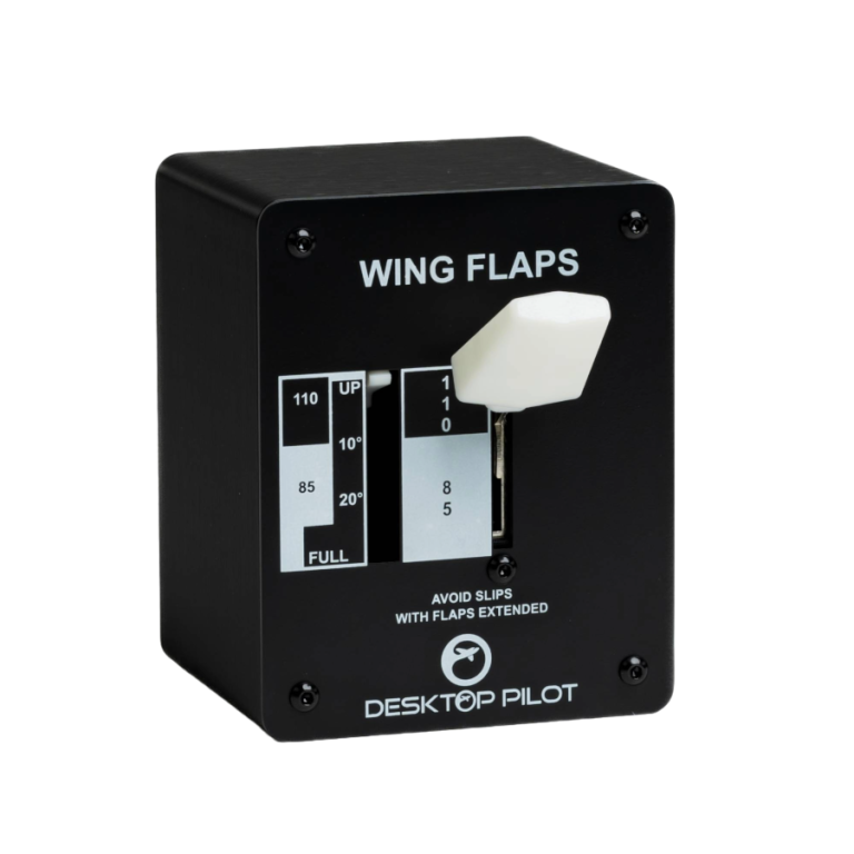 Flaps Panel with Motorized Indicator - Desktop Pilot