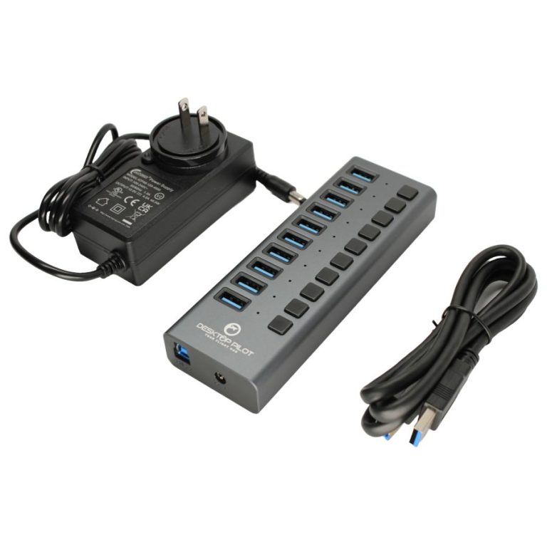 Desktop Pilot 10-Port USB Hub - Desktop Pilot